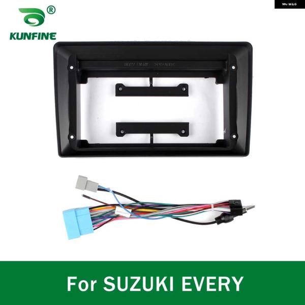 車用GPSナビゲーション ステレオ スズキ エブリイ 2005-2014 ラジオ フェイシア パネル フレーム 2DIN 9インチ インダッシュヘッド ユニット スクリーン カスタム パーツ アクセサリーHign-concerned Che...