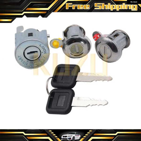 ドアロック イグニッション ロック シリンダー キーセット 8-97035-293-0 1994-2007 いすゞ NPR NQR NKR エルフ カスタム パーツ アクセサリーHign-concerned Chemical:NoneOth...