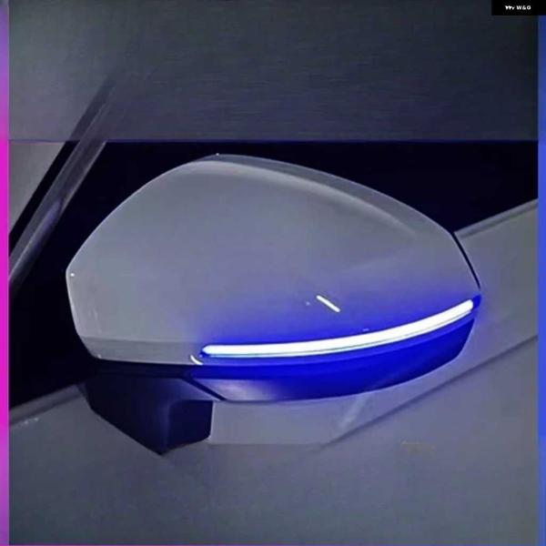 2個 ブルー イエロー ダイナミック ブリンカー VW THARU TAYRON TACQUA VILORAN 2019-2025 LED ウィンカーランプ 矢印ライト TIGUAN 2021 カスタム パーツ アクセサリーHign-con...