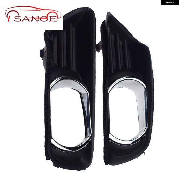 ブラック フロント バンパー フォグランプ カバー トリム ペア 52128-06040 52127-06040 トヨタ カムリ 2007 2008 2009 カスタム パーツ アクセサリーHign-concerned Chemical:N...