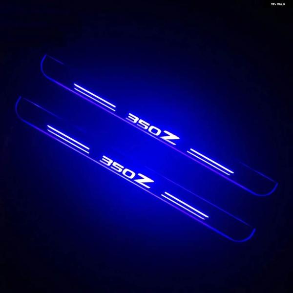 トリム ペダル LED カーライト ドアシル スカッフプレート パスウェイ ダイナミックストリーマー ウェルカムランプ 日産 305Z 2003-2008 カーアクセサリー カスタム パーツ アクセサリーHign-concerned Che...