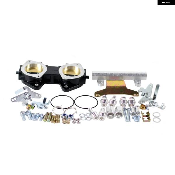 TBS 48DCOE 48 DCOE 48MMボア DCOE ツイン スロットルボディ JENVEY WEBER/EMPI/FAJS/DELLORTO/SOLEX DCOE/DHLA 30MM高 カスタム パーツ アクセサリーHign-co...