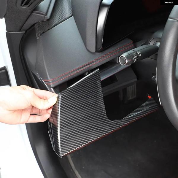 ABSカーボン シボレー コルベット C8 スティングレイ Z51 Z06 2020-2024 ダッシュボード コンソール カバー ステッカー 車内アクセサリー カスタム パーツ アクセサリーHign-concerned Chemical:...