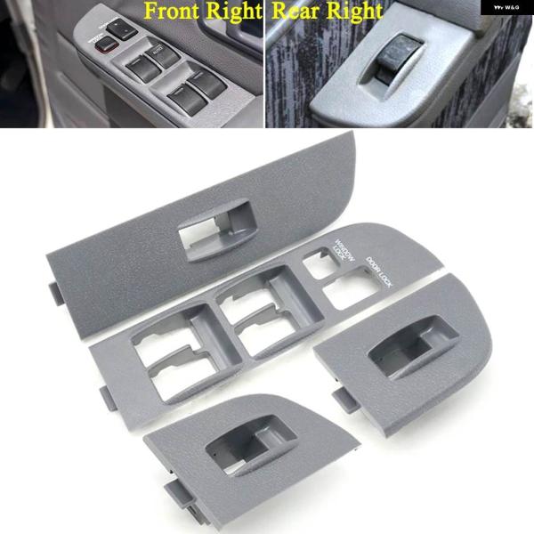 RHD 車ドアウィンドウアップダウン コントロール ボタン キャップガラスリフタースイッチ パネル カバー トヨタ ランドクルーザー 70シリーズ LC 71 76 78 79 カスタム パーツ アクセサリーHign-concerned C...