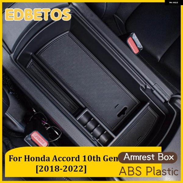 センター コンソール アームレスト 収納 ボックス ホンダ アコード 10代目 2018-22 ABSトレイインサート オーガナイザー グローブパレット カスタム パーツ アクセサリーHign-concerned Chemical:None...