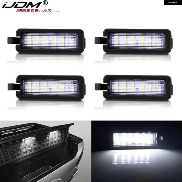 4 フルホワイトLED RAMBOX インテリア ライト交換部品 2013-2019 DODGE RAM 1500 2500 3500 トラック ベッド 収納 ボックス 対応 カスタム パーツ アクセサリーHign-concerned Ch...