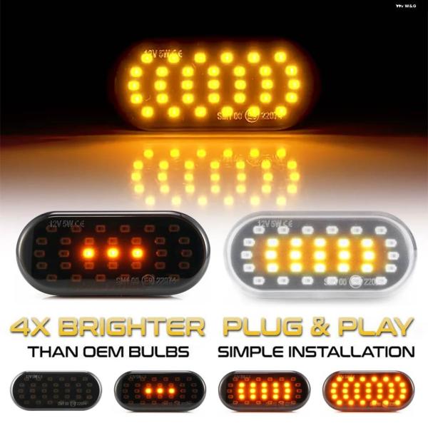 ダイナミックサイド マーカーライト 2個 シュコダ フェリシア オクタビア 1U シティゴ セアト イビサ 6L レオン アルテア アルハンブラ エクセオ トレド コルドバ カスタム パーツ アクセサリーSize:31mmFor Vehic...