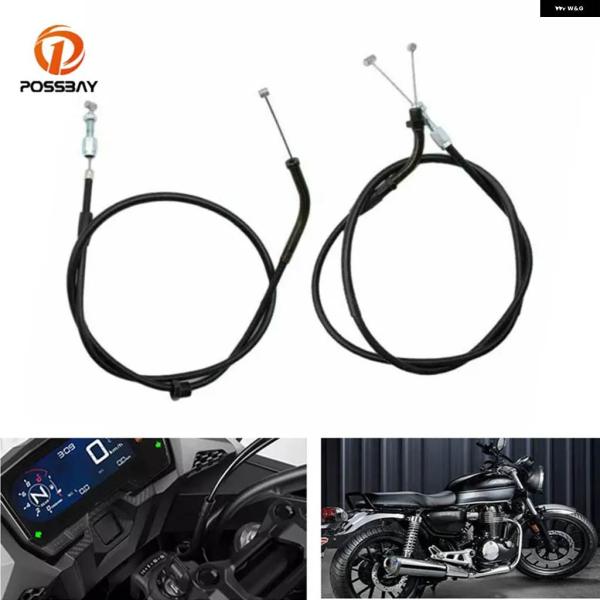 オートバイ アクセサリー プッシュ プルスロットルライン ケーブル ワイヤーセット ホンダ CB350 400 550 750L CL360 シャドウ ACE エアロ セイバー スピリット カスタム パーツ アクセサリーHigh-conce...