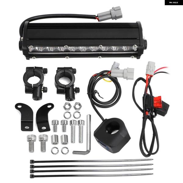 ホンダ CRF110 CRF125F CRF250F LED ヘッドライト ライトバー ライトキット 5モデル対応 7/8インチ ハンドルバー 対応 ダート バイク ヘッドランプ カスタム パーツ アクセサリーWattage:60WItem...