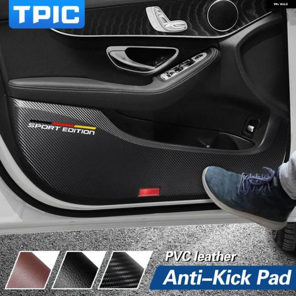 車ドアアンチキック パッド ステッカー 超薄型レザー PVC ドア サイドエッジフィルム メルセデス W204 W205 W213 C E クラス カスタム パーツ アクセサリーCategory:PVCType Of Sticker:Cre...