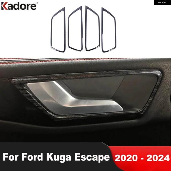車内 ドアハンドル ボウルカバー トリム FORD KUGA ESCAPE 2020-24 ステンレス インテリア アクセサリー カスタム パーツ アクセサリーHigh-concerned chemical:NoneItem Weight:...