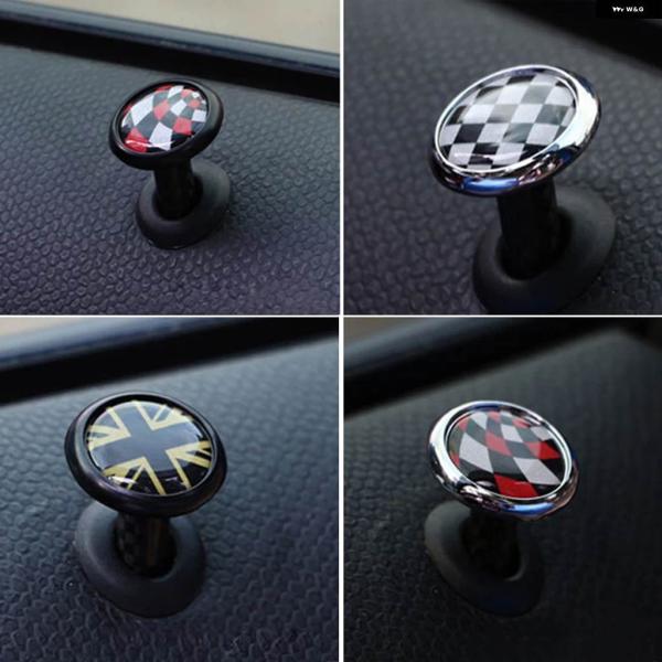 MINI COOPER JCW S ONE R55 R56 R60 R61 F54 F55 F56 F60 COUNTRYMAN カーアクセサリー 2個 窓 ドアロックピンカバー ステッカー カスタム パーツ アクセサリーMaterial:...