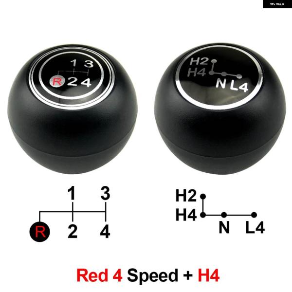 4 5速 ギア シフト ノブ トヨタ ランドクルーザー 40シリーズ FJ40 FJ43 FJ45 BJ40 BJ45 HJ47 1969-1984 車 マニュアル アクセサリー カスタム パーツ アクセサリーItem Weight:0.2...