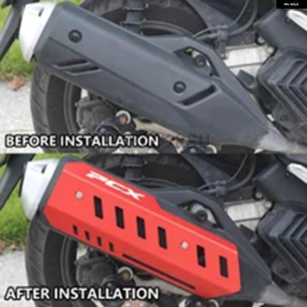 マフラーカバー ホンダ PC X160PC X150PC X125 2022-2025 カスタムアクセサリー 装飾 シェルカバー カスタム パーツ アクセサリーProtective parts:Exhausts &amp;amp; Exha...