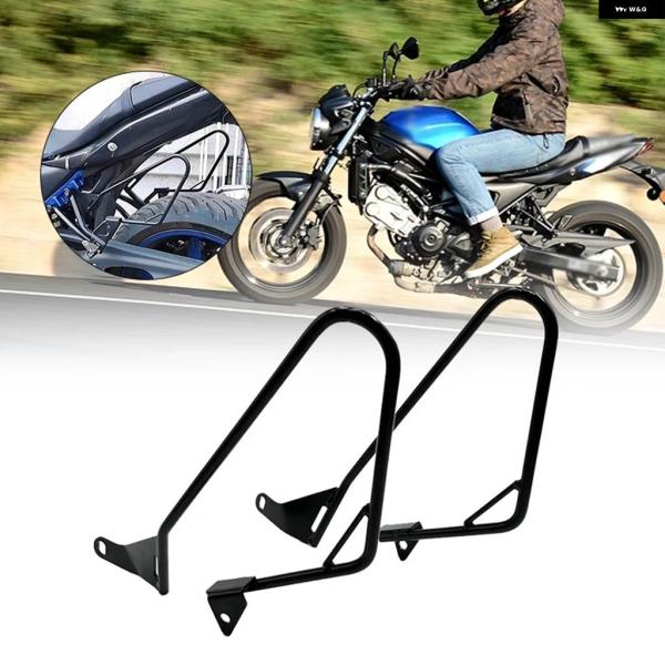 SV650 SV650X 2017-2024 2023 サドルバッグ ブラケット サポート サドルバッグ サポート バー マウント ブラケット カスタム パーツ アクセサリーProtective parts:Frame Protection...