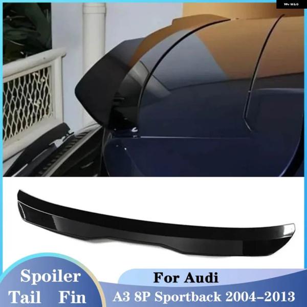 アウディ A3 8P 2004 - 13 スポーツバック車用リアルーフリップスポイラー テールウィング カスタム パーツ アクセサリーHigh-concerned chemical:NoneItem Height:5cmItem Width...