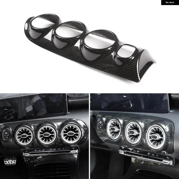 メルセデス ベンツ A クラス W177 C118 2019-2021 カーセンター コントロール ダッシュボード パネル エアコン ベント アウトレット カバー トリム カスタム パーツ アクセサリーHigh-concerned chem...