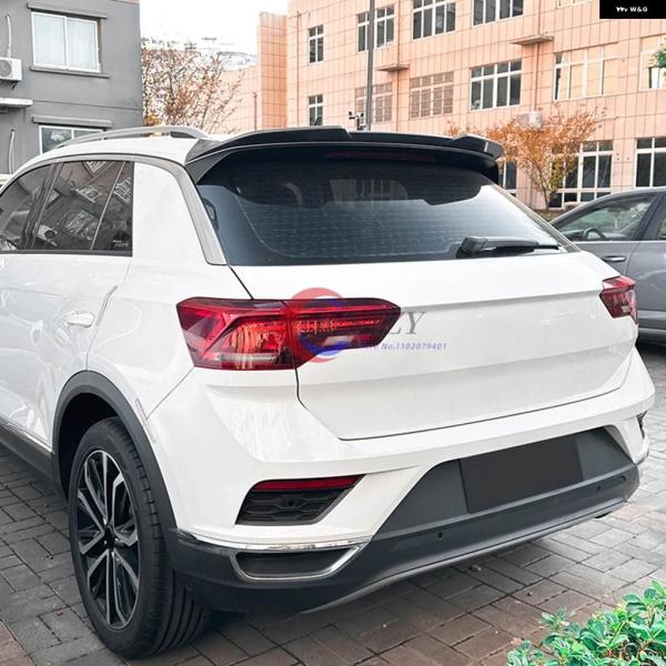 VW T-ROC MK1 A11 TSI TDI R R-LINE SUV 2017-2024用 グロスリアスポイラー ウィングリアルーフスポイラー チューニング カスタム パーツ アクセサリーHIGH-CONCERNED CHEMICAL...