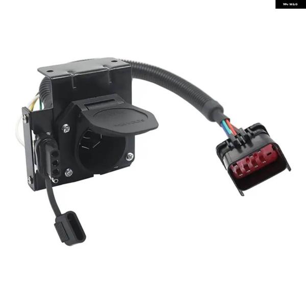 ダッジ ラムダコタ ジープ 7ウェイ丸型4ピンフラット牽引 ハーネス トレーラーコネクター カスタム パーツ アクセサリーHIGH-CONCERNED CHEMICAL:NONEORIGIN:MAINLAND CHINAMATERIAL:M...