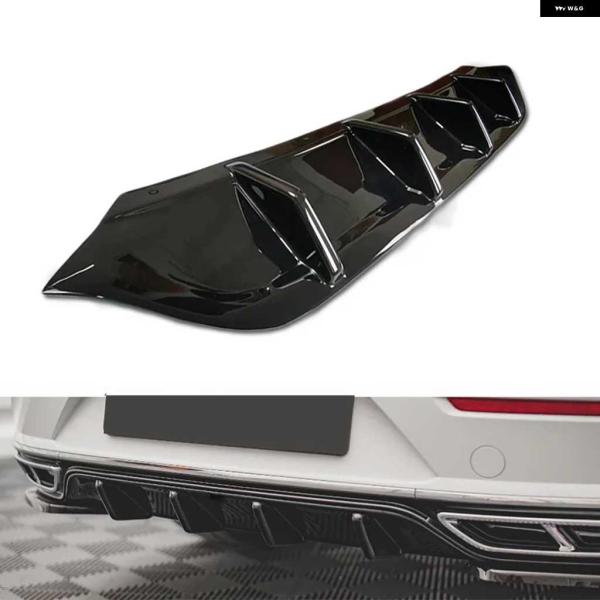 フォルクスワーゲン アルテオン Rライン フェイスリフト マクストン スタイル カー リア バンパー ディフューザー リアサイドスポイラー スプリッター リアバランス 2020-2024 カスタム パーツ アクセサリーHign-concer...