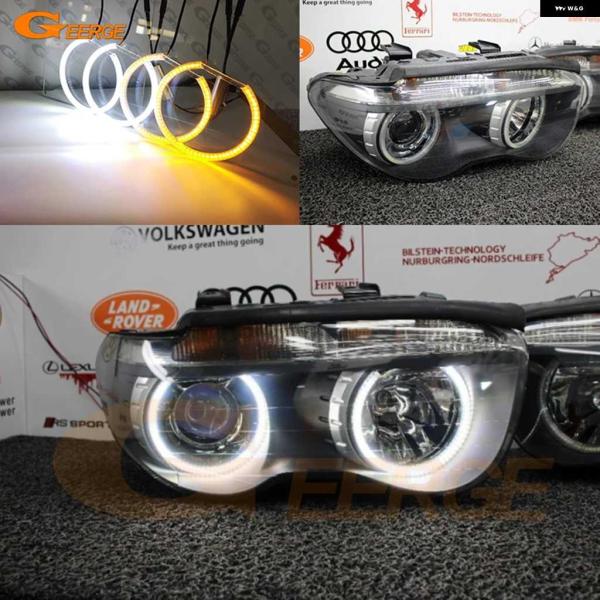 BMW 7シリーズ E65 E66 2002-05 超高輝度 A/W スイッチバック デイライト ウィンカー SMD LED エンジェルアイキット ハローリング カスタム パーツ アクセサリーHign-concerned Chemical:...