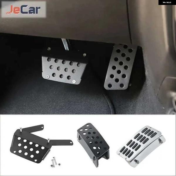 金属 ガスフットペダルカバーキット ノンスリップブレーキペダルパッドカバー ジープラングラー JK JL JT 2007 UP カーアクセサリー カスタム パーツ アクセサリーHign-concerned Chemical:NoneItem...