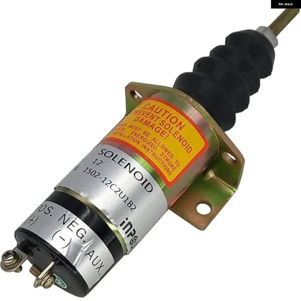 ストップ ソレノイド 2端子 1500-2010 1502-12C2U1B2S1 WOODWARD 1500-2010 12V 1502 カスタム パーツ アクセサリーHign-concerned Chemical:NoneOrigin:M...