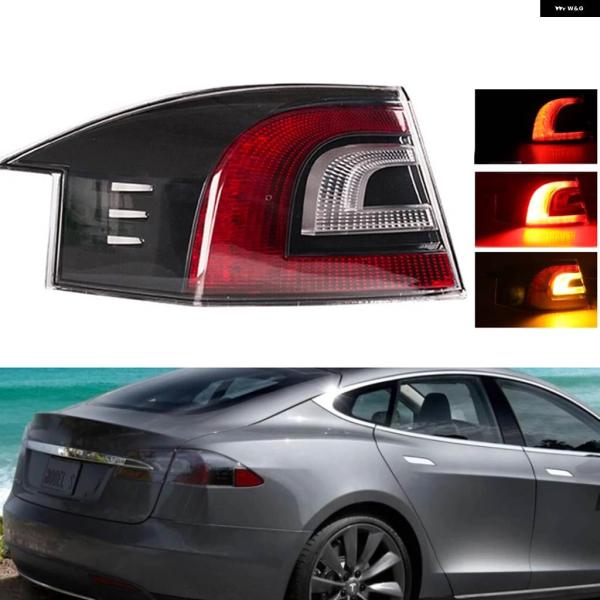 テスラ モデルS 2016-20 車用 LED リア テールライト リア ウィンカーライト ブレーキ パーキング ランプ ドライビングランプ カスタム パーツ アクセサリーHign-concerned Chemical:NoneSpecia...