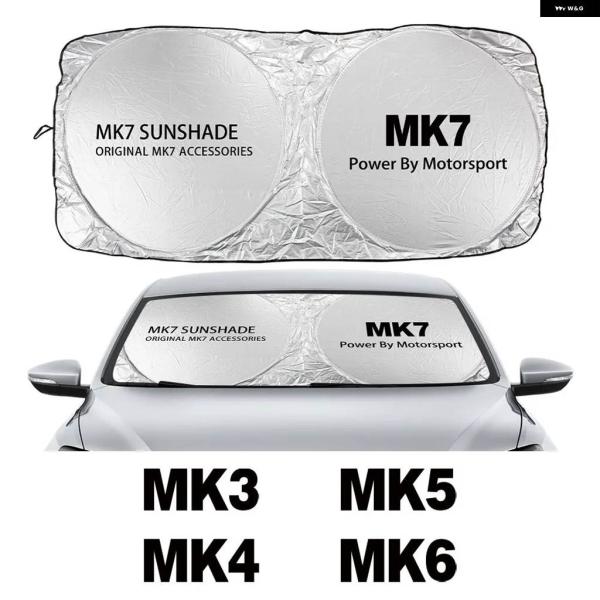 フォルクスワーゲン VW MK4 MK7 MK2 ゴルフ 4 5 6 7 MK3 MK5 MK6 MK8 オートUVプルーフ 車用 フロントガラス サンシェード カバー カスタム パーツ アクセサリーProduct application ...