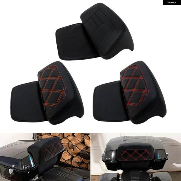 バイク ツアーパック バックレスト パッド チョップド ハーレー ツーリング ロードキング エレクトラ グライド トライ グライド ウルトラ リミテッド 2014-2022 カスタム パーツ アクセサリーHigh-concerned che...