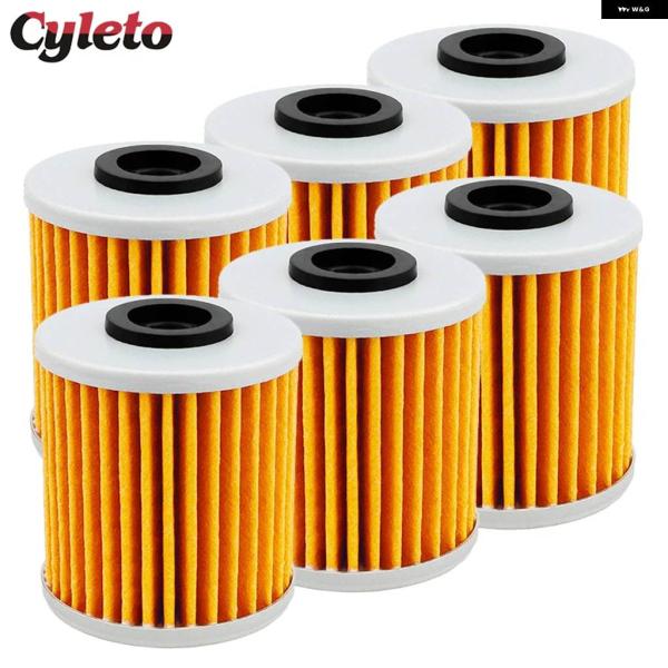 2/4/6PCS オートバイ オイル フィルター カワサキ KX250 KX250F KX250X 2004-2023 KX450 KX450F KX450X KX450SR 2016-2023 カスタム パーツ アクセサリーItem We...