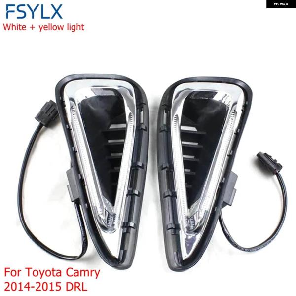 トヨタ カムリ用 DRL DRL LED ライト DRL フォグランプ クリスタル LED デイタイム トヨタ カムリ 2014-2015 DRL カスタム パーツ アクセサリーHigh-concerned chemical:NoneCer...