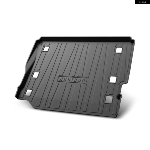 2018-2022 ジープ ラングラー JL アンリミテッド サハラ ルビコン 4ドア カーゴ ブーツ ライナー トレイ カーペット用 TPO トランク マット カスタム パーツ アクセサリーHigh-concerned chemical:...