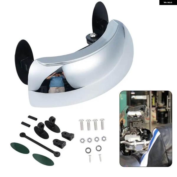 180° ゼロミラー バイク ウインドシールド 広角ミラー クリアパラボリック HD凸面ミラー バイク パーツ ツール カスタム パーツ アクセサリーHigh-concerned chemical:NoneItem Type:Side Mi...