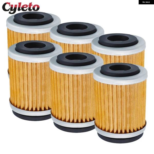 2/4/6PC S オートバイ オイル フィルター ヤマハ シグナス XC125 XC150 AG200 YJ125 SR125 SR185 SRX250 MBK フレーム 125 XC VERTEX カスタム パーツ アクセサリーHigh...