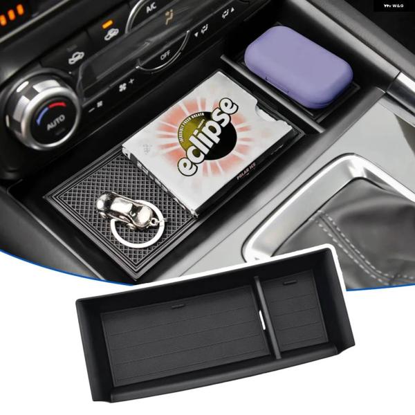 マツダ CX-5 2022 2023 2024 用センター コンソール 収納 ボックス センター コンソール フロント オーガナイザー トレイABS製カーインサート ボックス カスタム パーツ アクセサリーHigh-concerned ch...