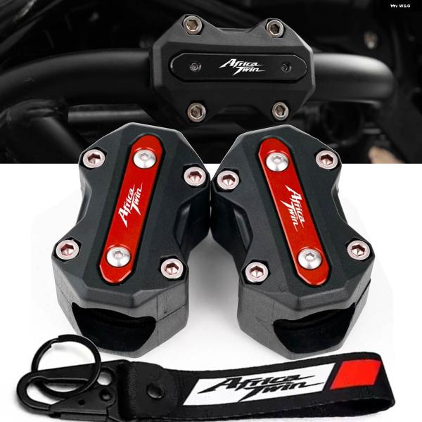 ホンダ アフリカツイン CRF1000L CRF1100L XRV 750 モーター クラッシュ バー 装飾 ブロック エンジン ガード バンパー プロテクター XRV750 カスタム パーツ アクセサリーProtective parts:...