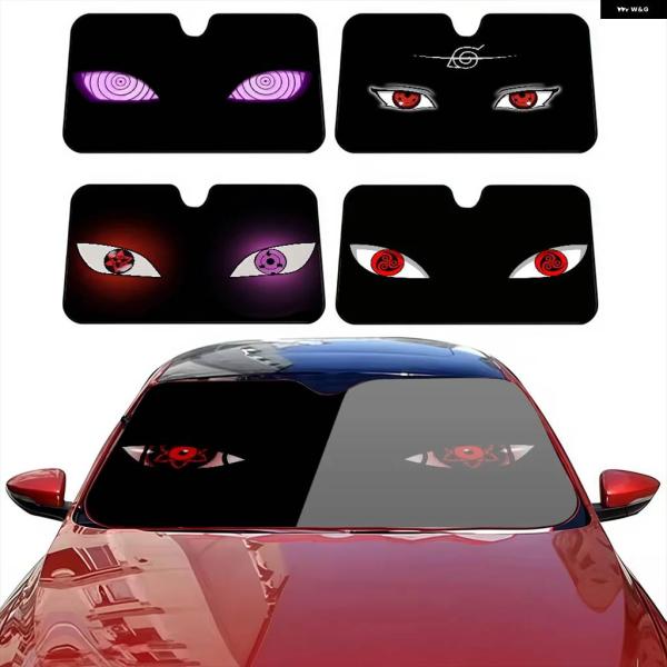 6 クラシック N-ナルト-ES-S アイ クール カーサンシェード フロントガラス カバー シェード カーサンシェード 紫外線 カーサンバイザー プロテクター カスタム パーツ アクセサリーProduct application scen...