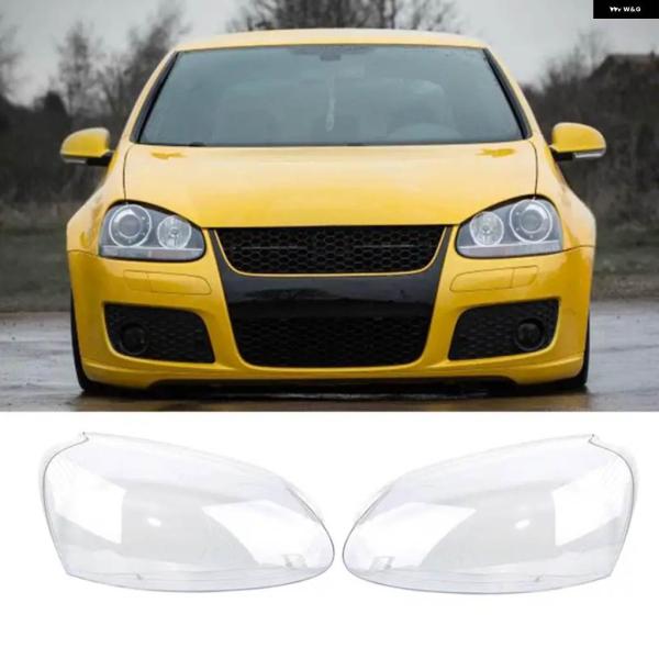 ヘッドライト レンズ VW GOLF 5 MK5 2005 - 09 カーライト ヘッドライト ヘッドランプ カバー ガラス ヘッドライト レンズ カスタム パーツ アクセサリーHigh-concerned chemical:NoneIte...