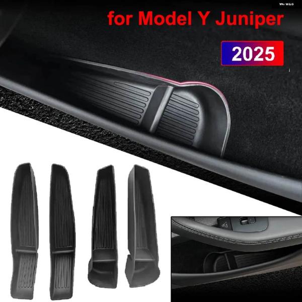 テスラ モデルY ジュニパー 2025 車ドアサイド 収納 ボックス フロント リア ドアハンドル 収納 オーガナイザー トレイ マイローンチ カスタム パーツ アクセサリーProduct shape:RectangleSpecial Fe...