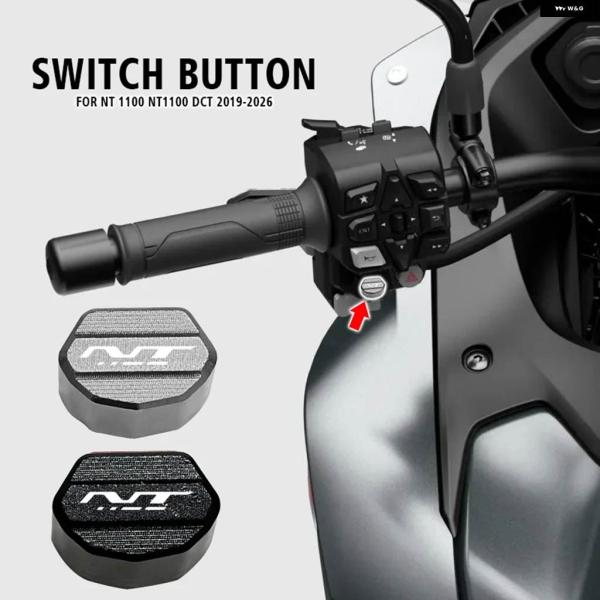 ホンダ NT1100 DCT 2019- 2023 - 25 バイク スイッチ ボタン ウィンカースイッチ キーカバー NT1100 カスタム パーツ アクセサリーProtective parts:Frame Protection,Brak...