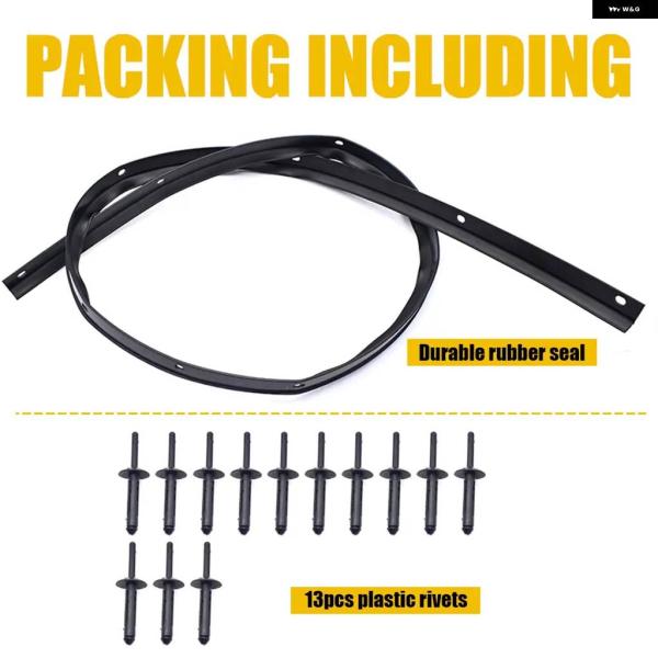 フロントフェイシア バンパー フードシール 防水 リベット ダッジ チャレンジャー 2008-2021 68051392AB 68051392AA アクセサリー カスタム パーツ アクセサリーHigh-concerned chemical:...