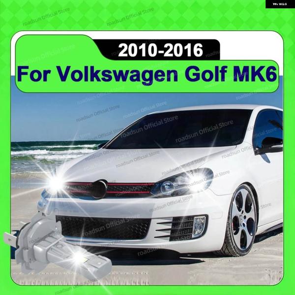 2個 30000LM LED ヘッドライト バルブ 6000K CSP ロービーム フォルクスワーゲン ゴルフ MK6 2010 - 16 カスタム パーツ アクセサリーHigh-concerned chemical:NoneWattage...