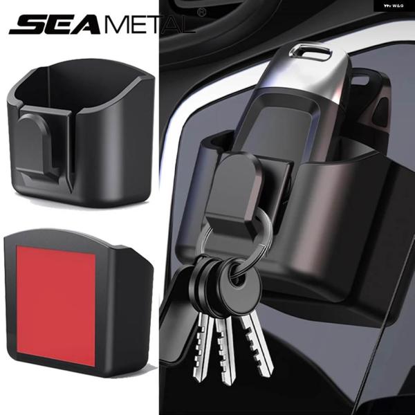 車用キー ボックス 内装 キーカード クリップ ガジェット 小物 ホルダー ダッシュボード キー マウント ホルダー アクセサリー カスタム パーツ アクセサリーProduct shape:RectangleSpecial Features...