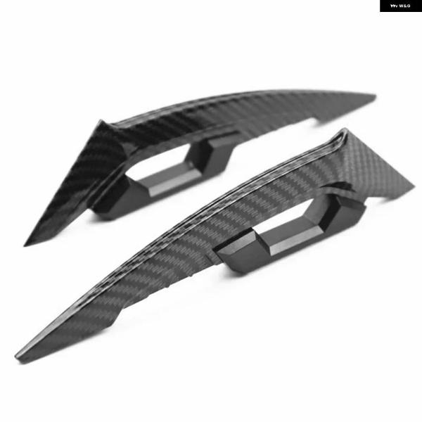 2PCS エアロ ウィングレット オートバイ フロントサイドスポイラー 固定ウィングセット 250SR ストリームライニング オートバイ カスタム パーツ アクセサリーProtective parts:OtherHigh-concerned...