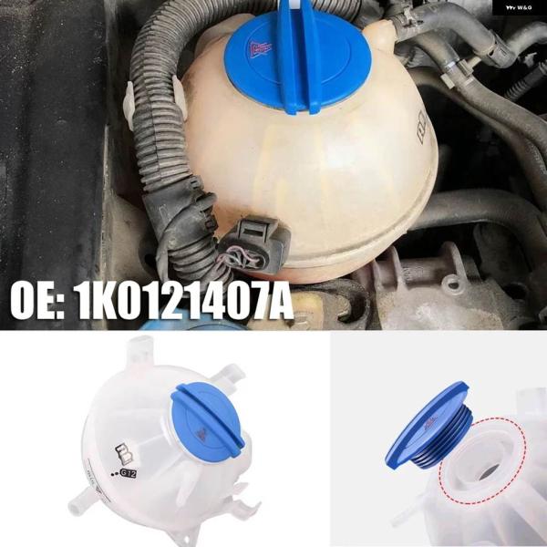 1K0121407A 車用クーラントエクスパンションウォータータンク キャップ VW ジェッタ MK5 ゴルフ GTI MK6 ティグアン パサート CC ビートル EOS アウディ A3 Q3 TT カスタム パーツ アクセサリーHigh...