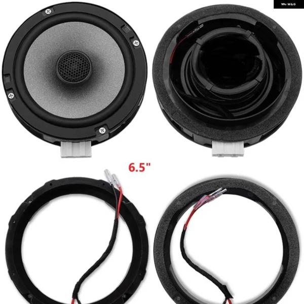 VW GOLF MK4 MK6 MK7 MK8 カー オーディオ パーツ フロント バックドア スピーカー アダプター 配線 ケーブル リング ブラケット 6.5インチ カスタム パーツ アクセサリーHigh-concerned chemi...