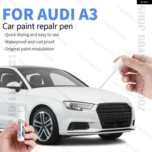カーペイント補修ペン ペイント 傷補修 ブラック LY9T ホワイト LY9L グレー LZ7W グリーン LZ6A 1996-2025 アウディ A3 カスタム パーツ アクセサリーHigh-concerned chemical:None...