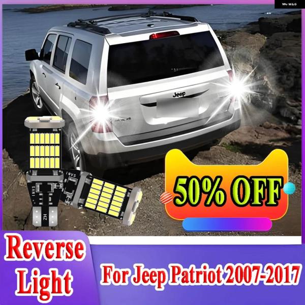 2個 T15 W16W 車用LED リバースライト 6000K CSPチップ ジープ パトリオット 2007-2014 - 16 バックアップランプ カスタム パーツ アクセサリーHigh-concerned chemical:NoneFo...