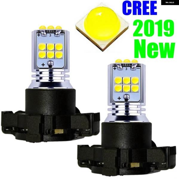2個 PY24W 5200S スーパー 1800LM LED 電球 オート ウィンカーライト 車方向指示ランプ ホワイト イエロー アンバー カスタム パーツ アクセサリーHigh-concerned chemical:NoneFor Ve...